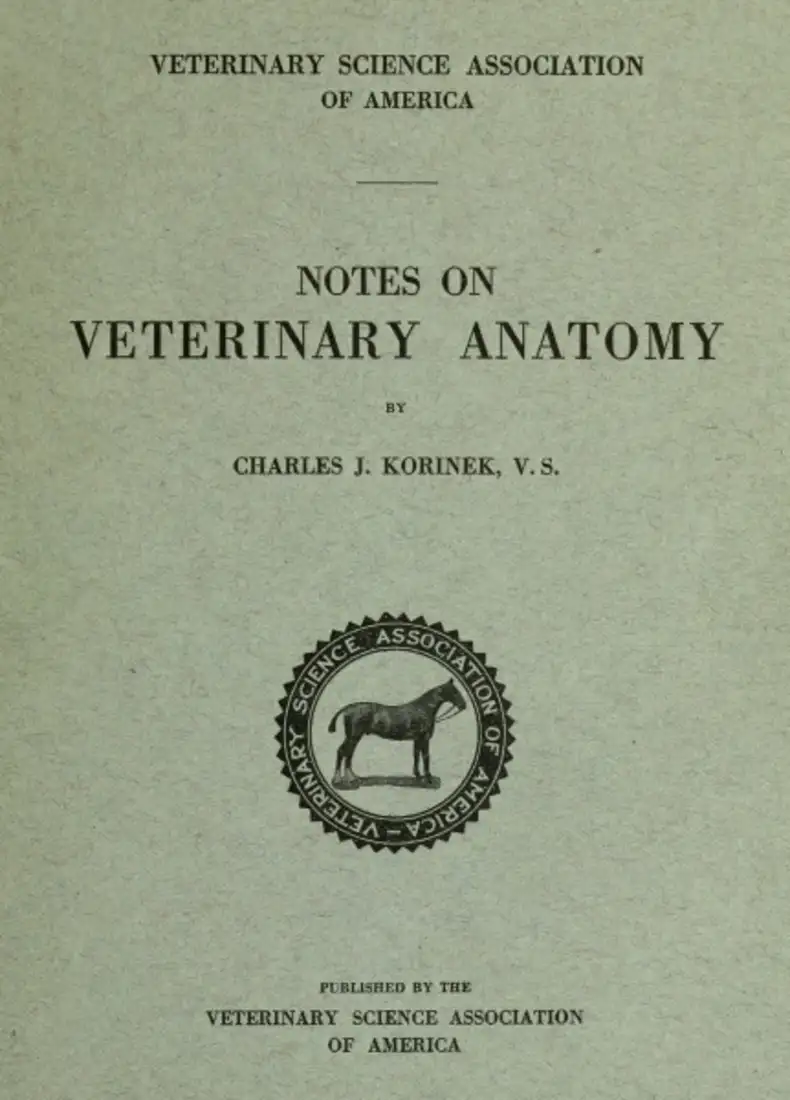 Notes on Veterinary Anatomy